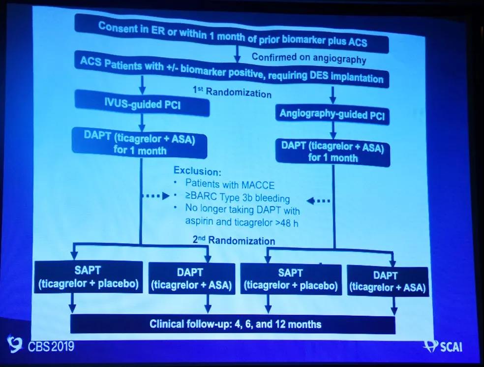 CBS2019｜IVUS-ACS & ULTIMATE-DAPT：IVUS指导PCI后短期DAPT的可行性 -- 严道脑血管网